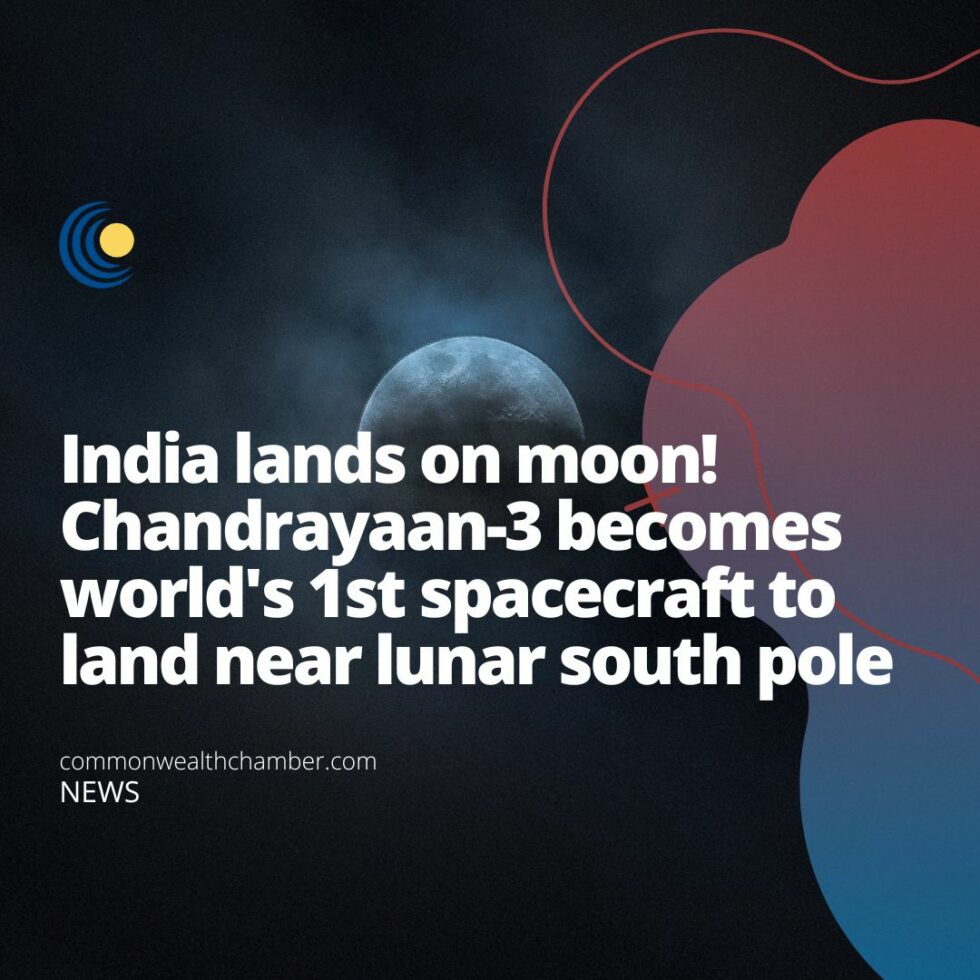 India lands on moon! Chandrayaan-3 becomes world's 1st spacecraft to land near lunar south pole ...