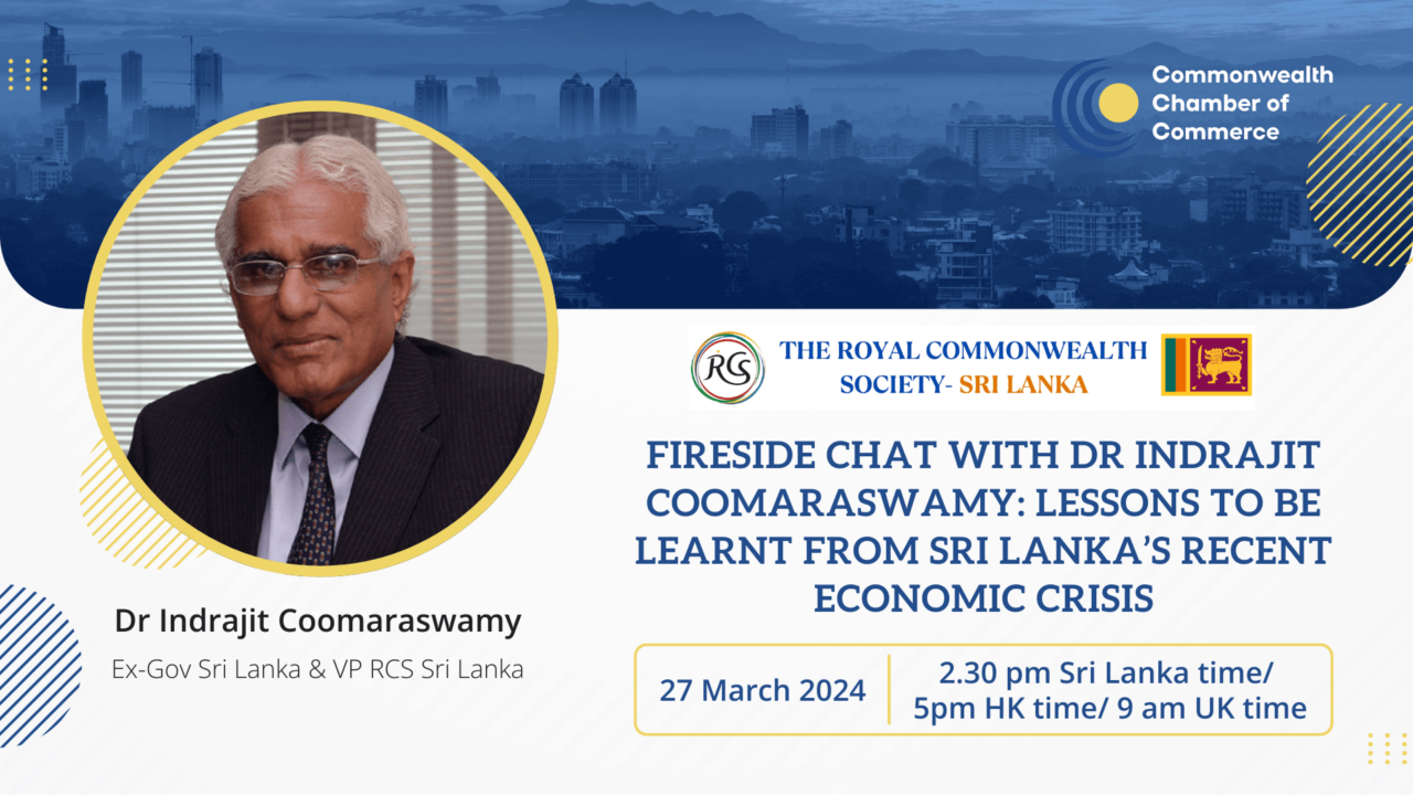 Fireside chat with Dr Indrajit Coomaraswamy: Lessons to be learnt from Sri Lanka’s recent ...